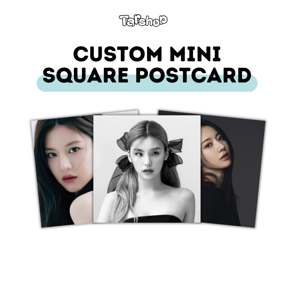 Jual Custom - Postcard Mini Square Custom / K-pop / Non K-pop | Shopee ...