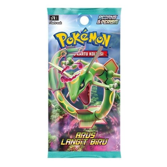 Jual Kartu Pokemon Pedang Perisai Arus Langit Biru S7R Booster Pack ...