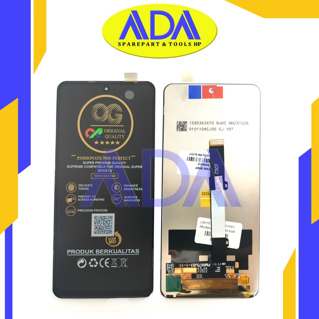Jual LCD XIAOMI REDMI NOTE 9 PRO 5G / POCO X3 / X3 PRO FULLSET ...