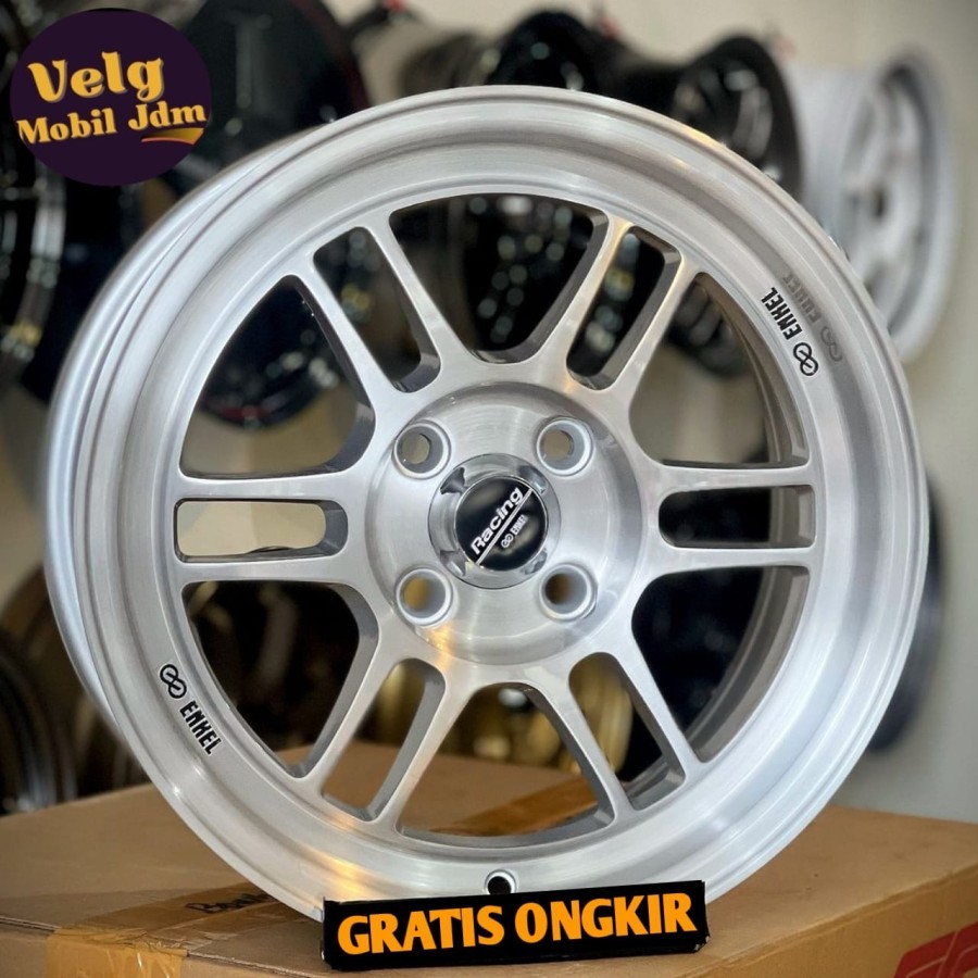 Jual velg mobil ring 15 ENKEI RPF1 NANO BRUSH lebar 7 et 38 velg racing r15 city freed brio ...