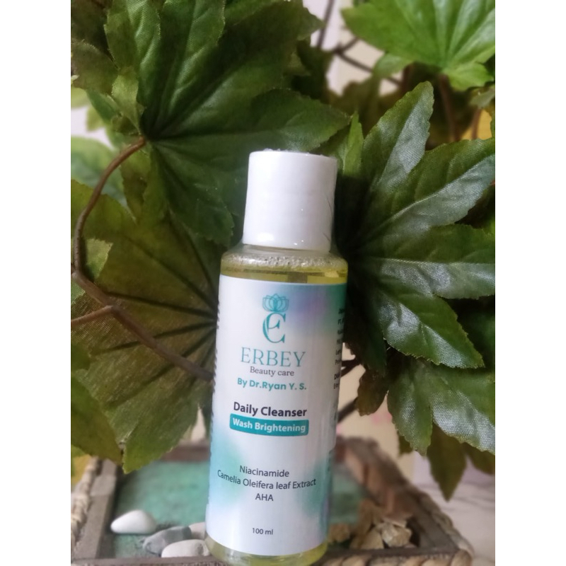 Jual ERBEY BEAUTY CARE daily cleanser wash brightening 100ml|sabun cuci ...