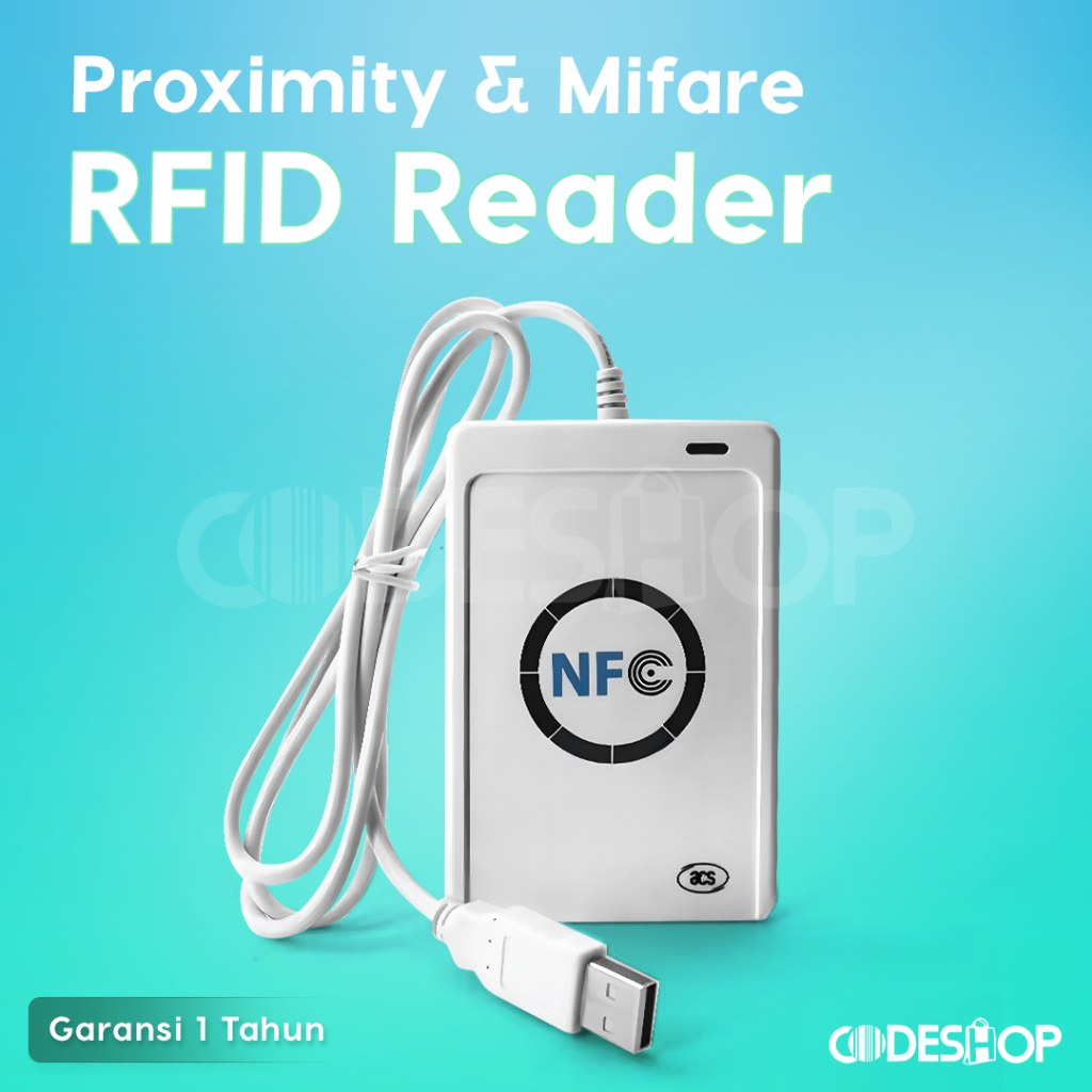 Jual NFC RFID Reader & Writer Smart Card Mifare FeliCa ACR122 ACR122U ...