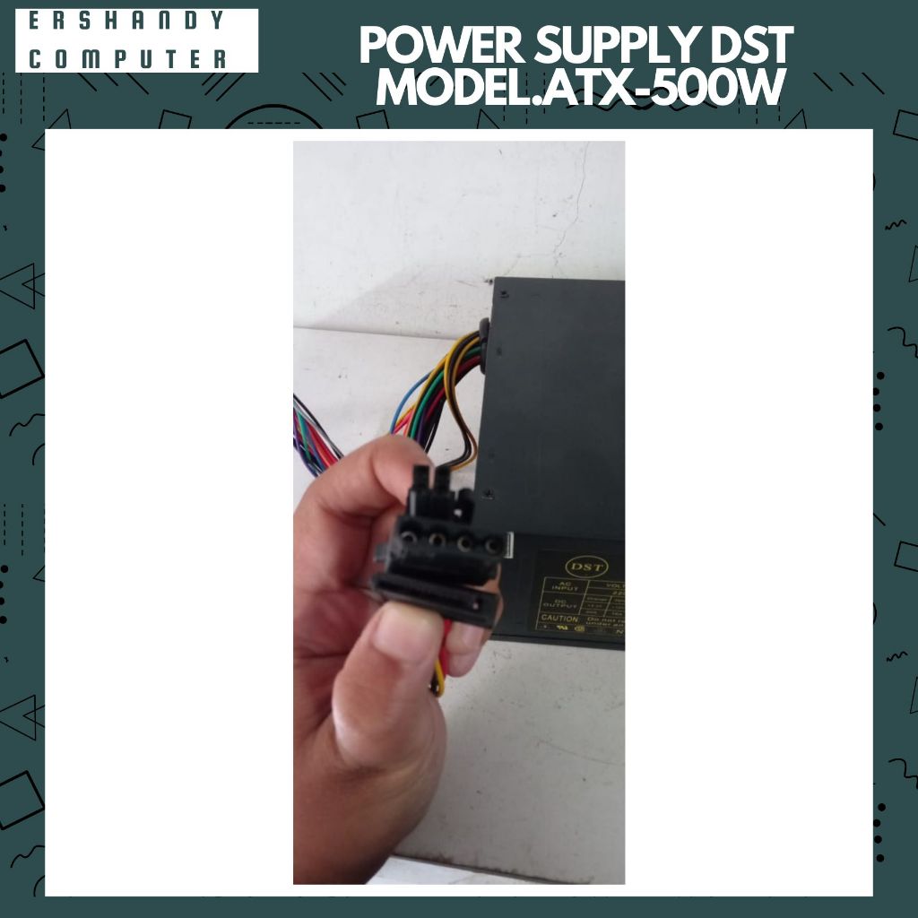 Jual POWER SUPPLY UNIT PSU DST MODEL.ATX-500W - ercomp1 | Shopee Indonesia
