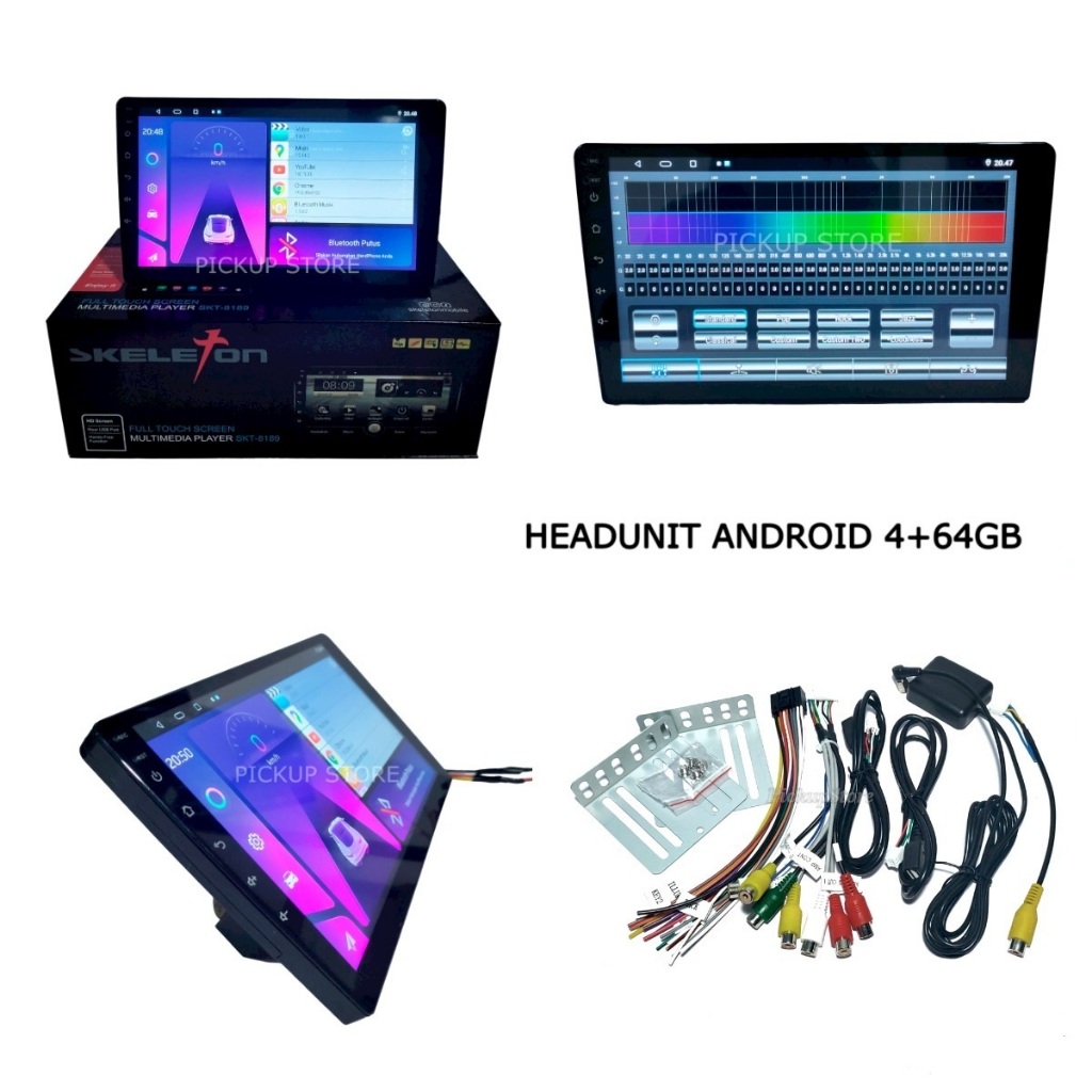 Jual Head Unit Android 9 inch Skeleton 8189 MirrorLink | Shopee Indonesia