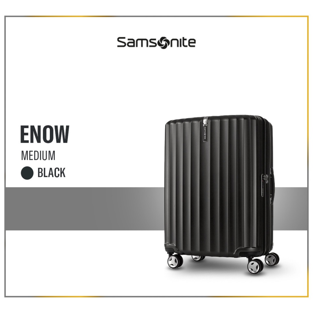 Jual Samsonite Koper Hardcase Enow Spinner Medium 25" - Black | Shopee ...