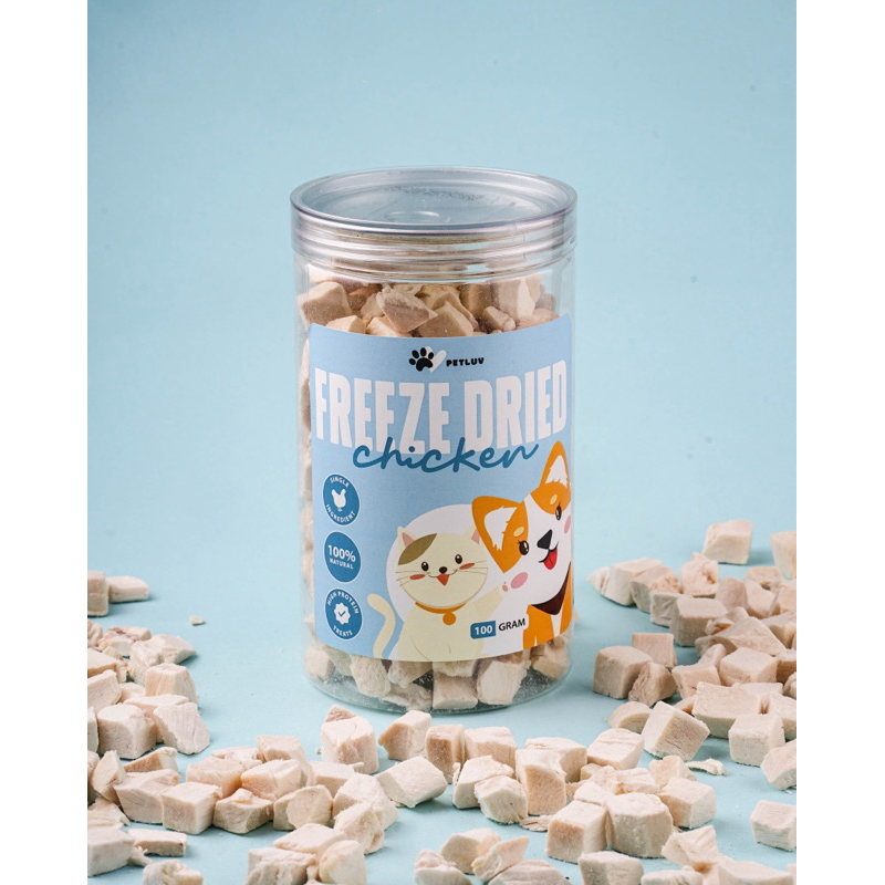 Jual Petluv Freeze Dried Chicken Treat Snack Ayam Untuk Kucing Anjing ...