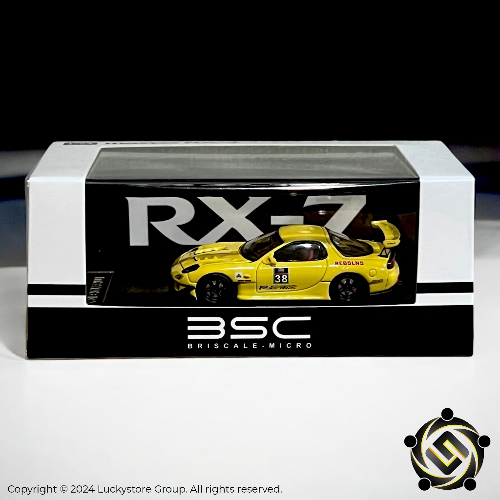Jual BSC Briscale Micro 1:64 Mazda RX-7 FD3S RE Amemiya Yellow Limited ...