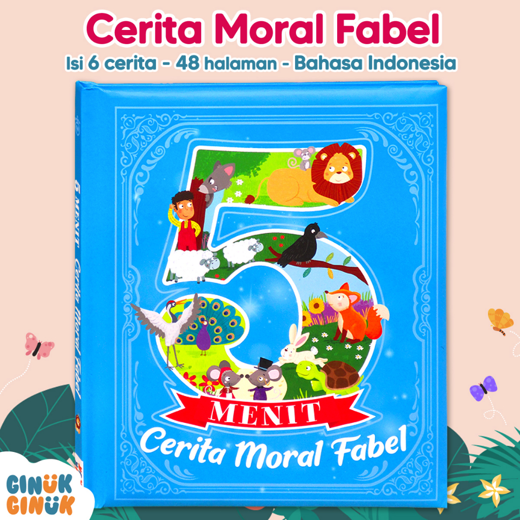 Jual Buku Cerita Moral Fabel Isi 6 Bahasa Indonesia Dongeng Hewan ...