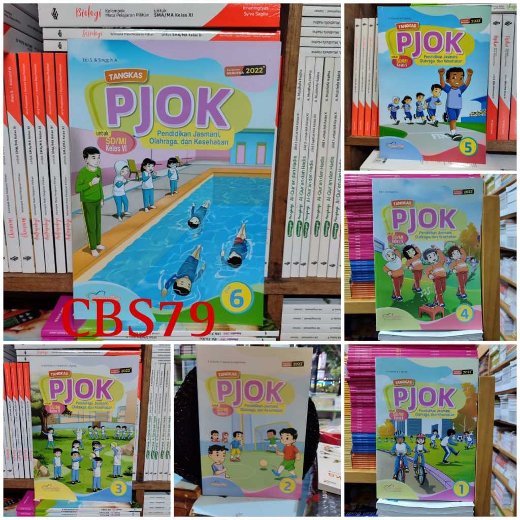 Jual BUKU PJOK KELAS 1 2 3 4 5 6 SD/MI KURIKULUM MERDEKA PUSTAKA MULIA | Shopee Indonesia