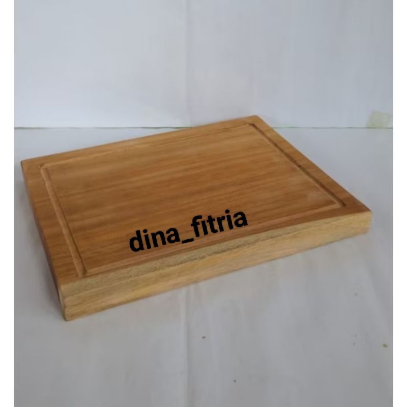 Jual talenan kayu jati 25×19cm. | Shopee Indonesia
