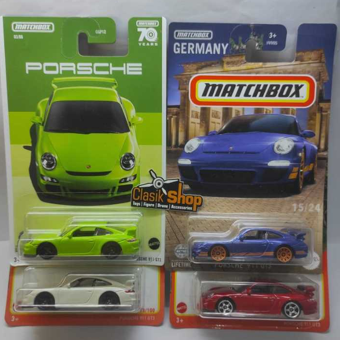 Jual Matchbox Porsche 911 GT3 Germany Porsche Series | Shopee Indonesia