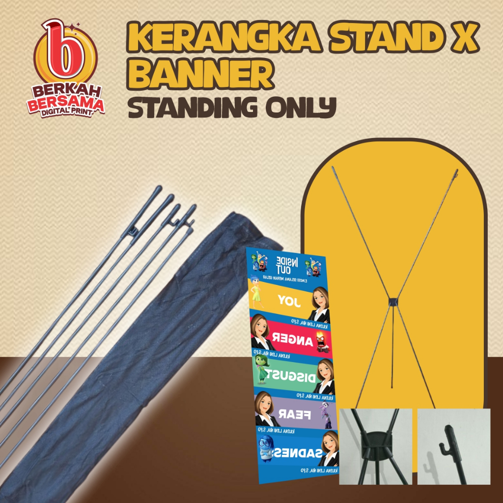 Jual STAND X BANNER / KERANGKA X BANNER / TIANG X BANNER / CAGAK X BANNER / RANGKA X BANNER ...
