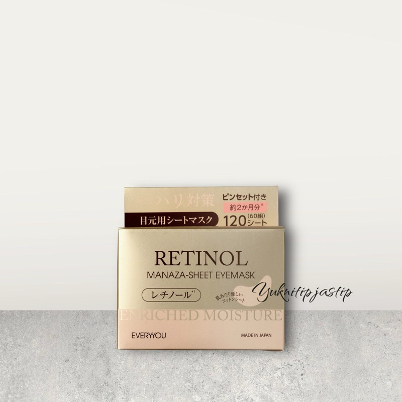 Jual Retinol Eyemask Anti Aging, Mengurangi Kerutan 60days EVERYYOU ...