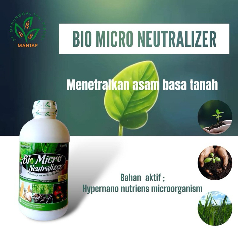 Jual BIO MICRO NEUTRALIZER 1 L (Penyubur Tanah) | Shopee Indonesia