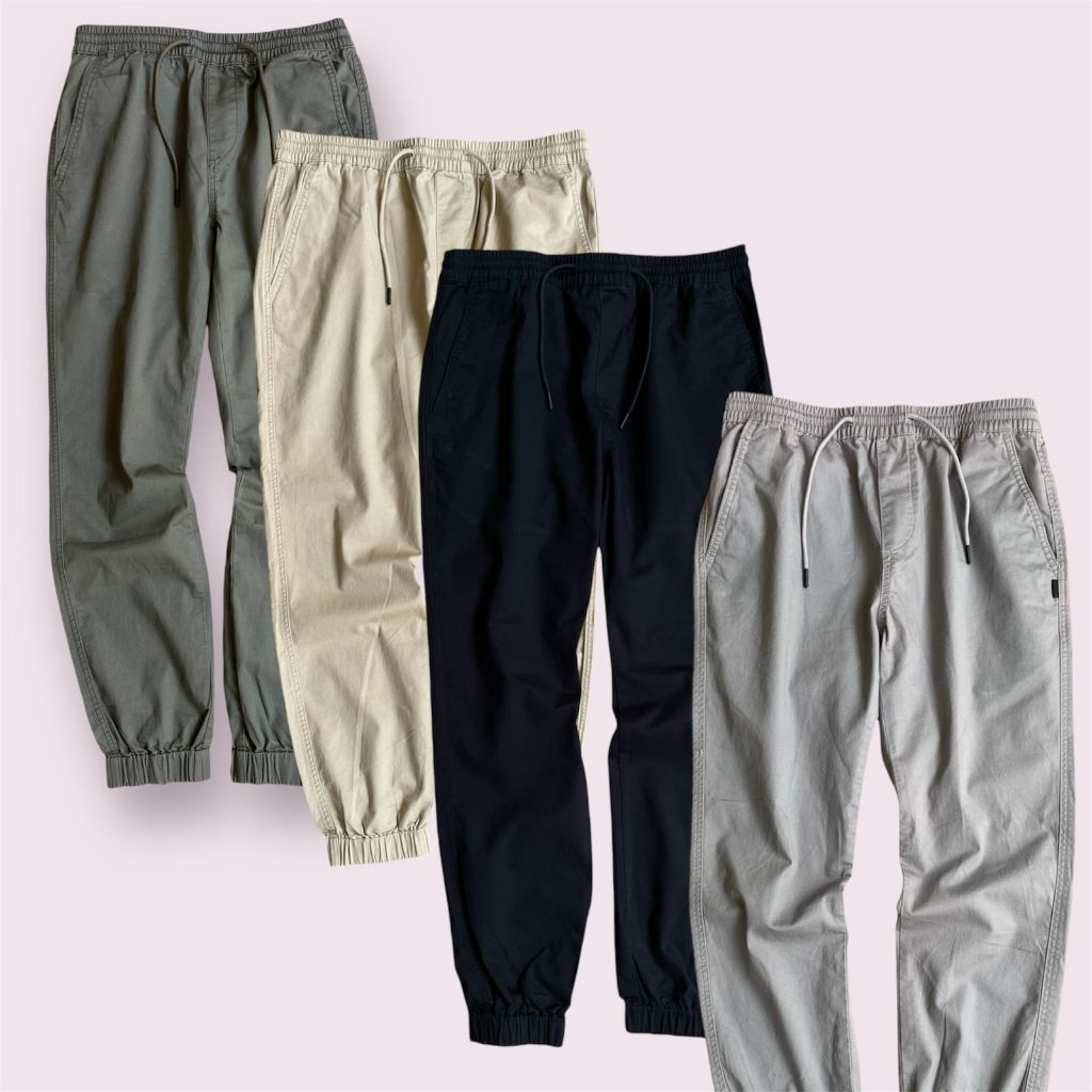 Jual CELANA PANJANG JOGGER | JOGGER PANTS GI*RDANO SLIM TAPERED ...