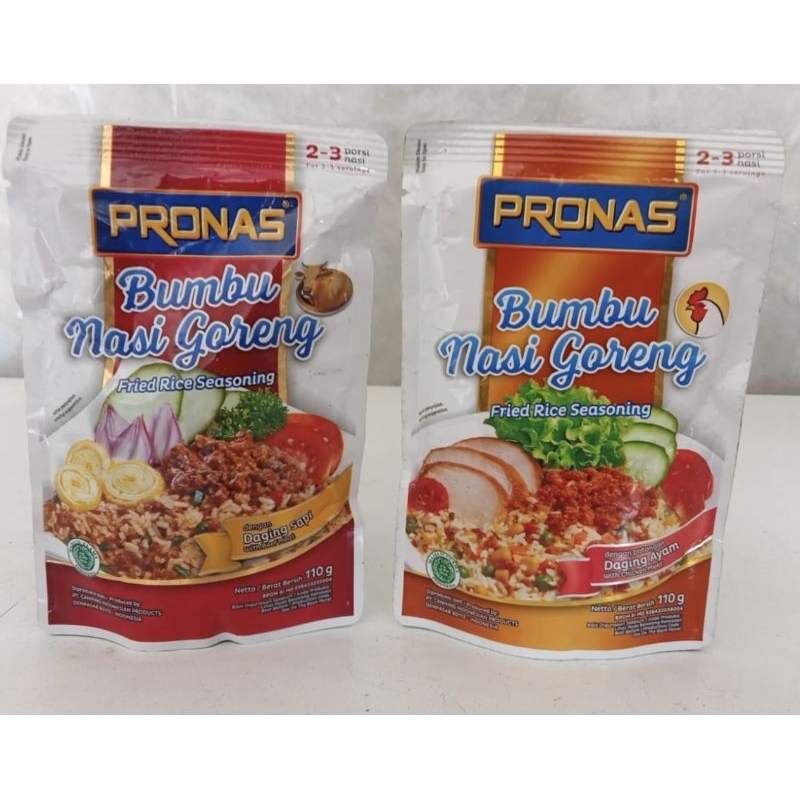 Jual Pronas Bumbu Nasi Goreng 110 Gram | Shopee Indonesia