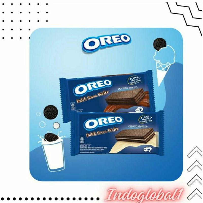 Jual Oreo Wafer Double Coklat 117g 1 Dus (24 pcs) | Shopee Indonesia