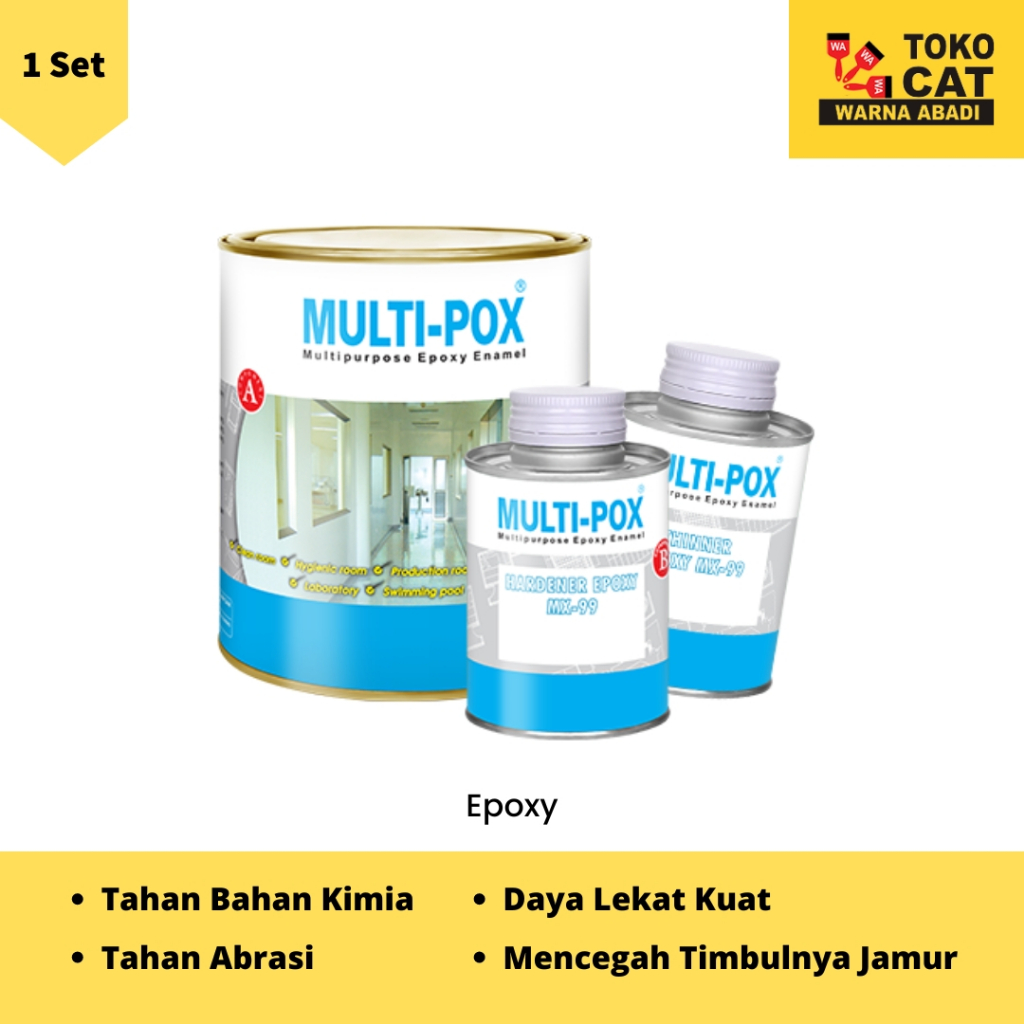 Jual CAT EPOXY PROPAN MULTIPOX MX-99 1 SET | Shopee Indonesia