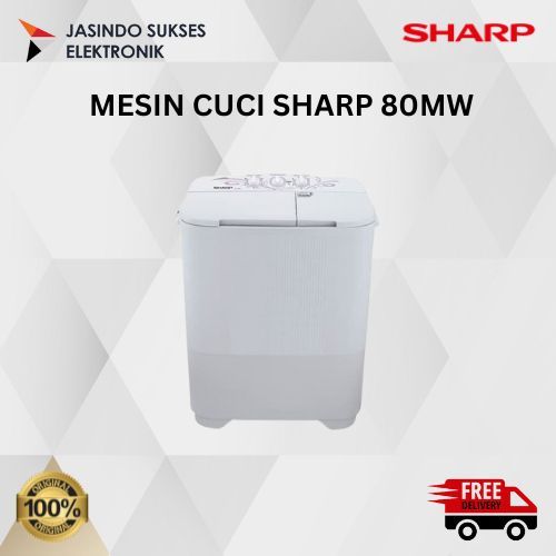 Jual MESIN CUCI SHARP 80MW 8KG | Shopee Indonesia