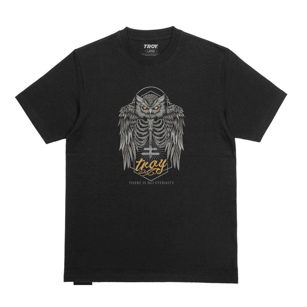 Jual Troy Company T-shirt Black No Eternity - Kaos Pria Hitam MT 2702 ...