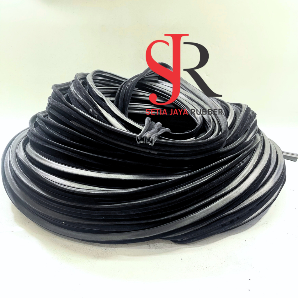 Jual Karet Rell Kaca Mobil Run Channel 2 Jalur Karet Jendela Kaca Geser ...