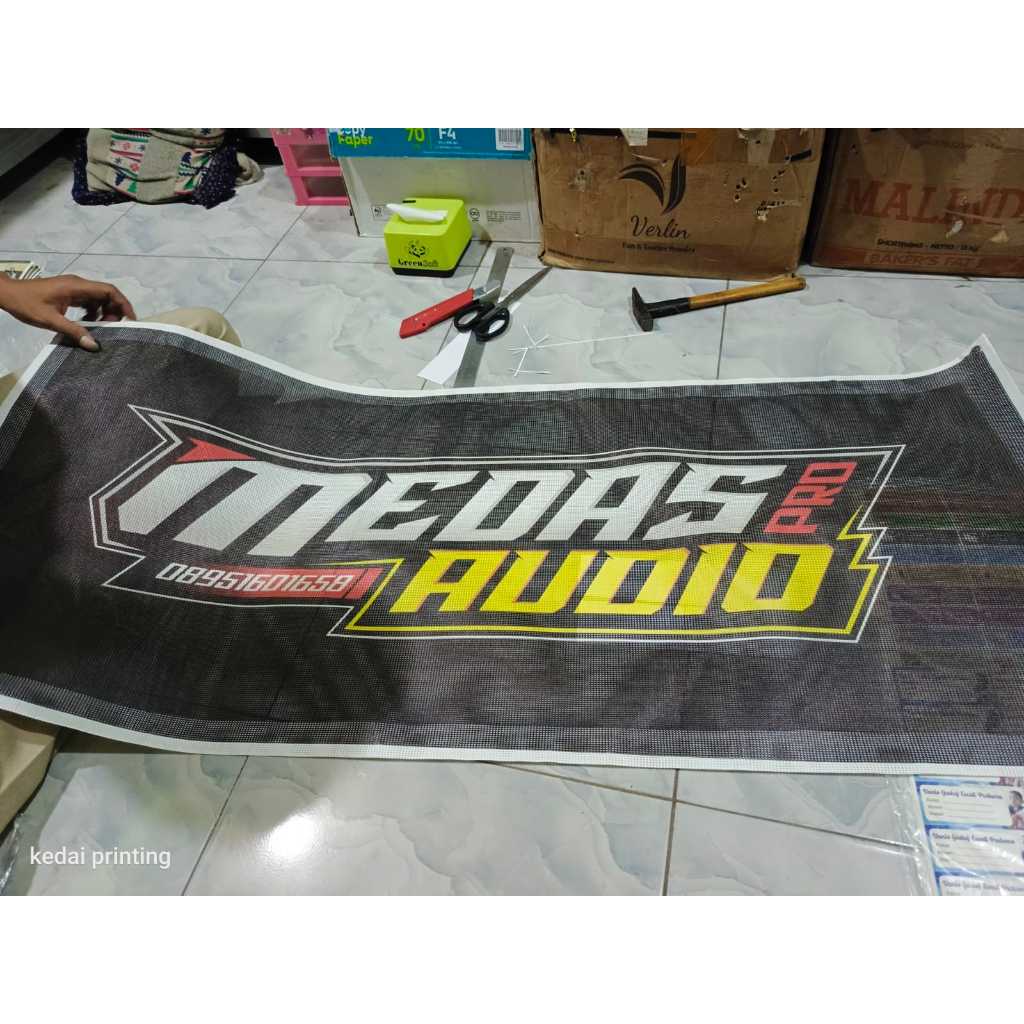 Jual banner jaring ( mesh ) untuk sound system sound horeg | Shopee ...