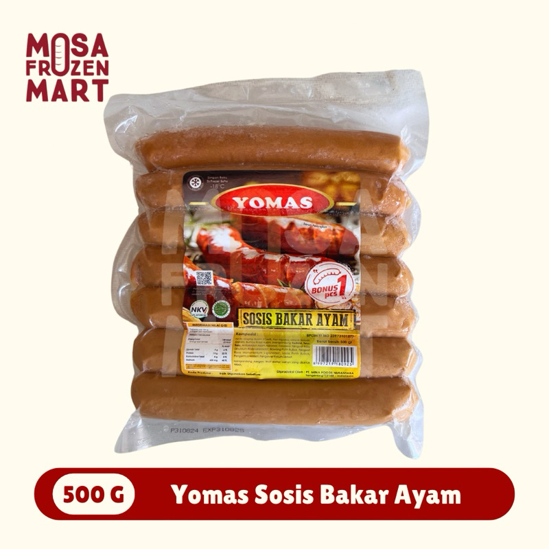 Jual Yomas Sosis Bakar Ayam Jumbo Isi 7 Pcs | Shopee Indonesia