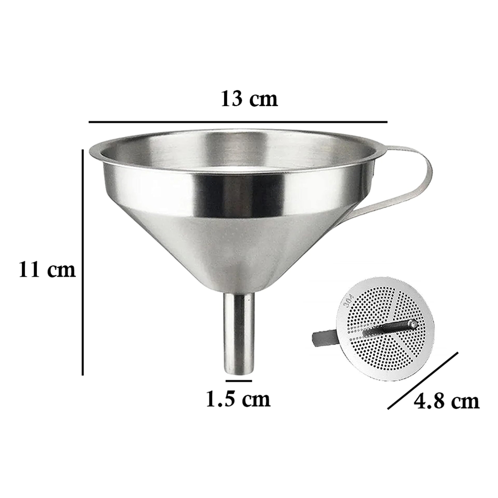 Jual Corong Stainless Serbaguna Isi Cairan Minyak Filter Funnel ...