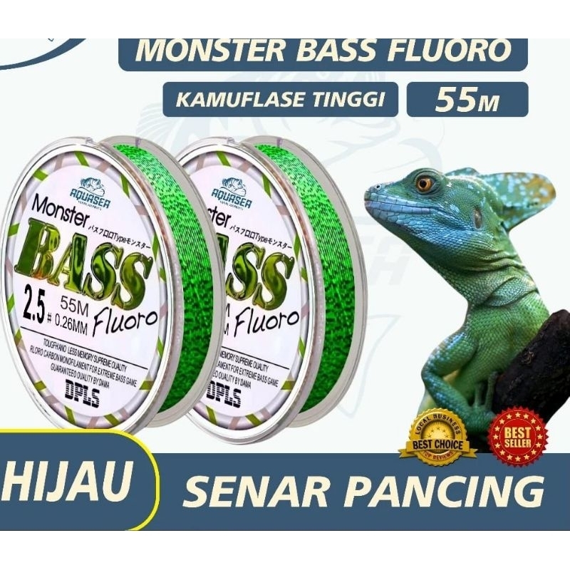 Jual SENAR PANCING AQUASEA BASS FLUOROCARBON 100M | Shopee Indonesia
