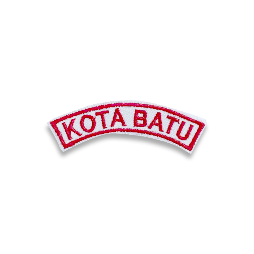 Jual Bet Kota Batu / Badge Kota Batu / Emblem Bordir Kota Batu | Shopee ...