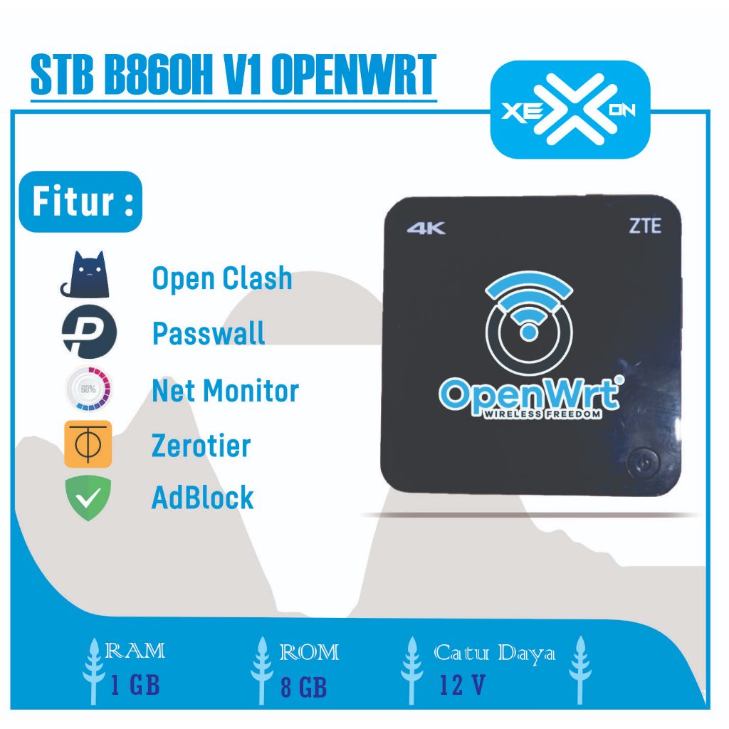 Jual STB B860H V1 OpenWRT WiFi ON/OFF | Shopee Indonesia