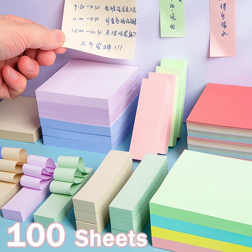 Jual 100pcs STICKY NOTE POLOS / STICKY NOTES PENANDA HALAMAN / STICK ...