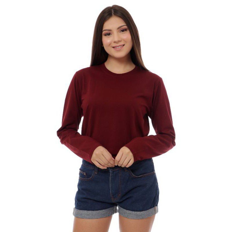 Jual KAOS POLOS LENGAN PANJANG HITAM MARUN KUNING KUNYIT VIRAL GOLEK BOJO GELEMAN.NAKSIR AKU ...