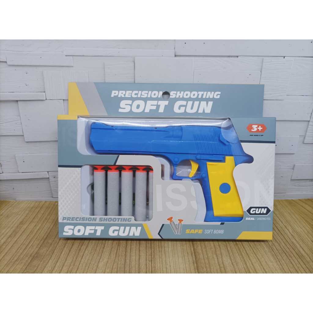 Jual Mainan Anak Tembakan Busa Precision Shooting Soft Gun 003-A6 | Shopee Indonesia