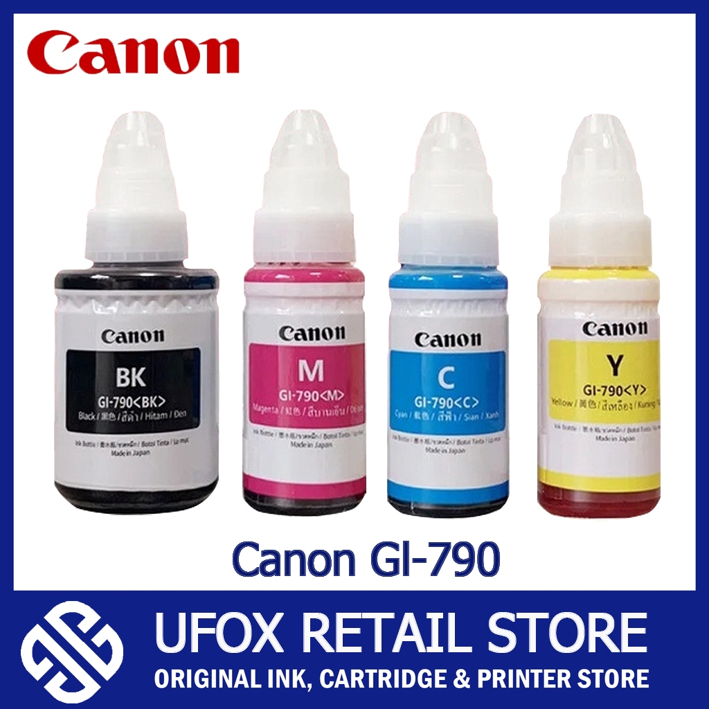Jual 【beli 1 gratis 1】Tinta Refill Printer Canon Gi 790 For Perinter ...