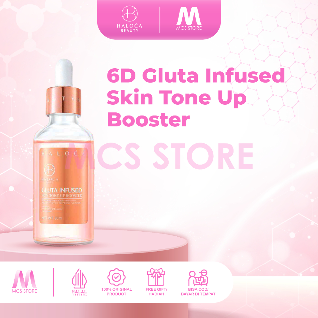 Jual MCS Store - Haloca Gluta Infused Skin Tone Up Booster | Shopee ...