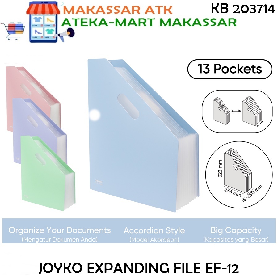 Jual [PCS] JOYKO EXPANDING FILE EF-12 DOKUMEN FILE | Shopee Indonesia