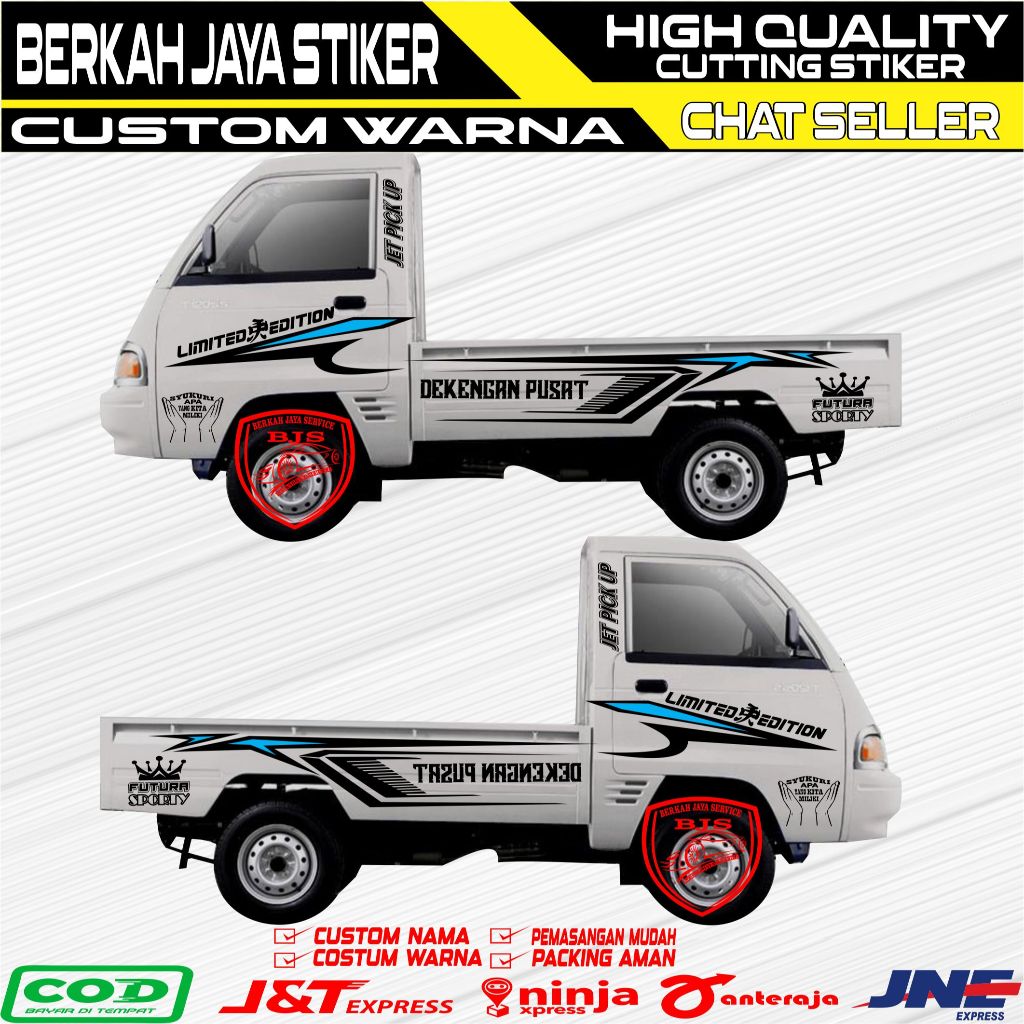 Jual Stiker mobil pickup carry futura Stiker Pickup Indonesia stiker ...