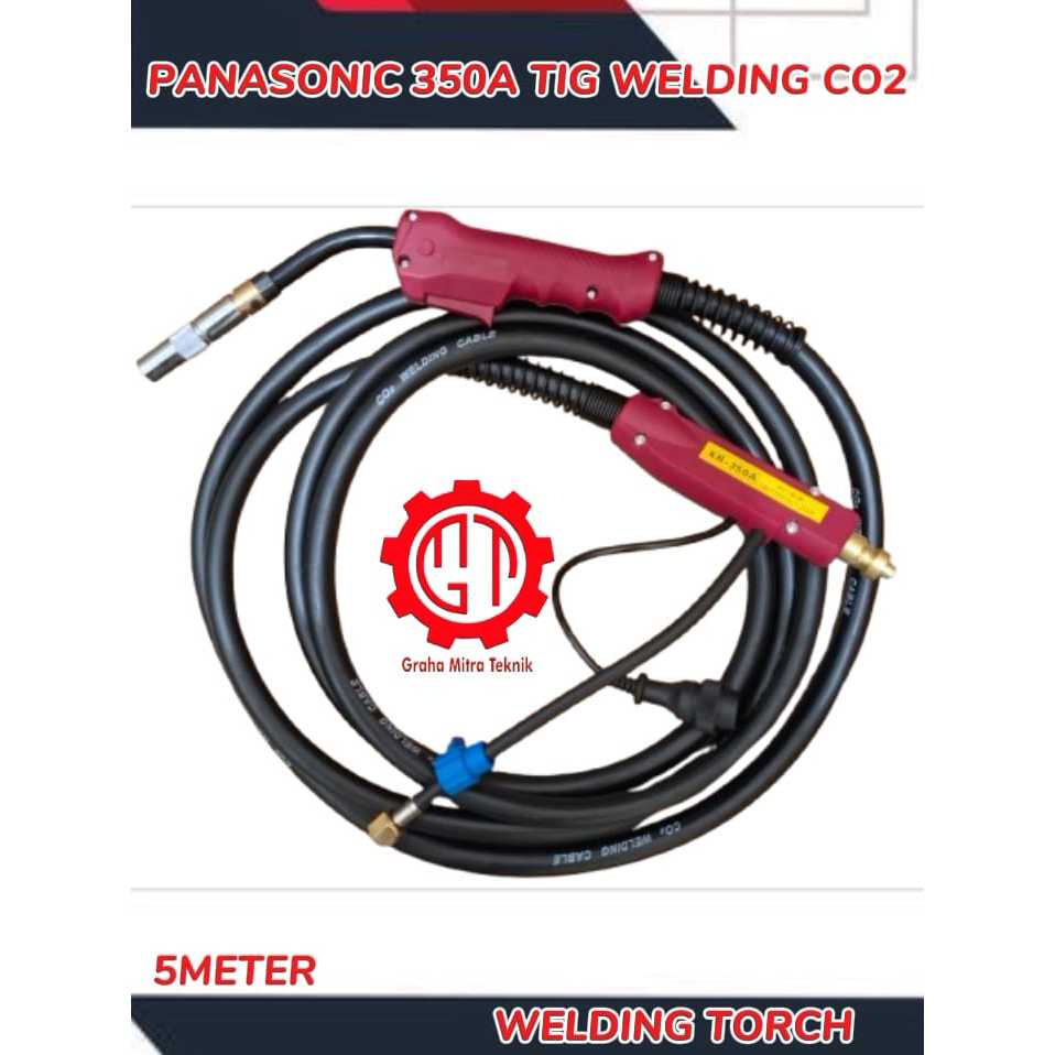 Jual Stang Las Tig welding guns Torch CO2 350A Panjang 5 Meter ...