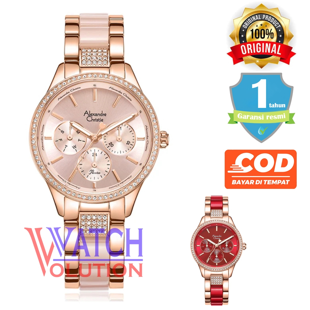 Jual Jam Tangan Wanita Alexandre Christie AC 2B41 BFB Original | Shopee ...
