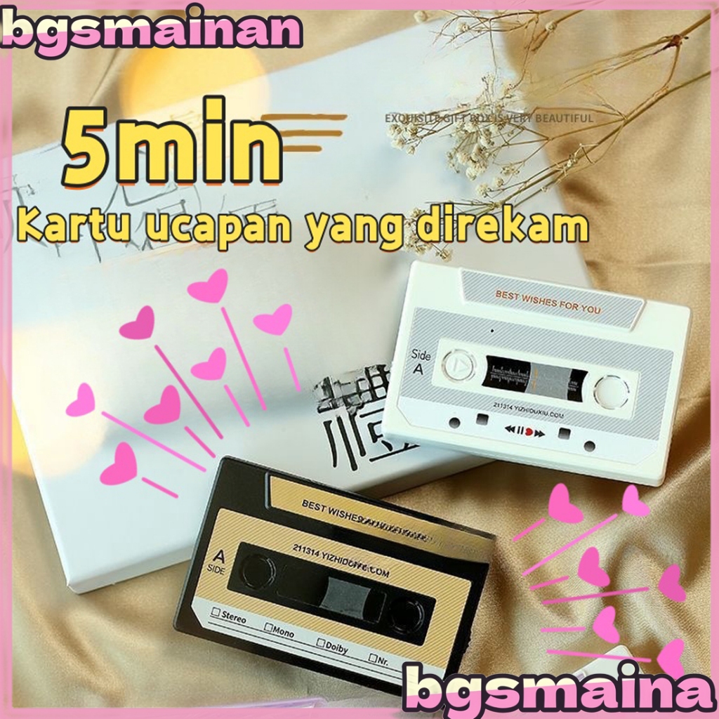 Jual [ COD Ready ] Kartu ucapan suara rekaman voice card record kado gift unik hadiah pesan ...