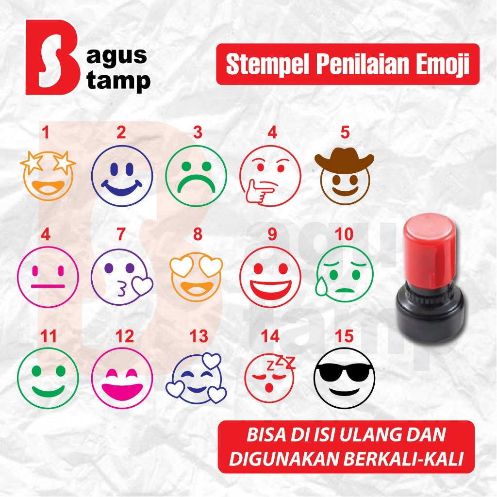 Jual Stempel Rewards EMOJI EMOTICON Teacher Stamp Penilaian Guru Anak LUCU TK SD Paud | Shopee ...