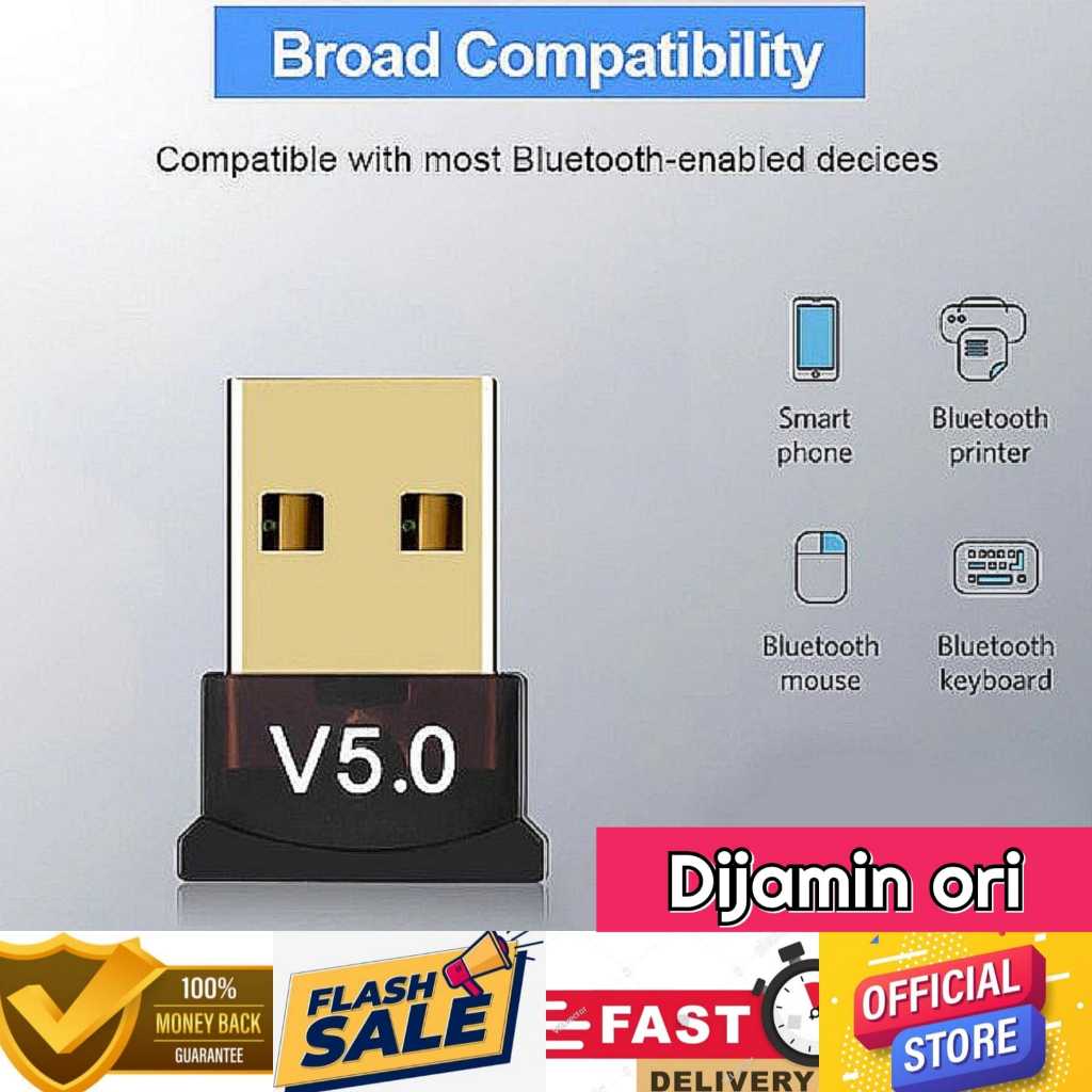 Jual Bluetooth USB Dongle 5.0 / USB Dongle Bluetooth 5.0 / USB Bluetooth Receiver 5.0 ...