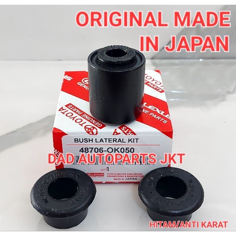 Jual BUSHING KIT LATERAL BELAKANG INNOVA HITAM ORIGINAL JAPAN | Shopee ...
