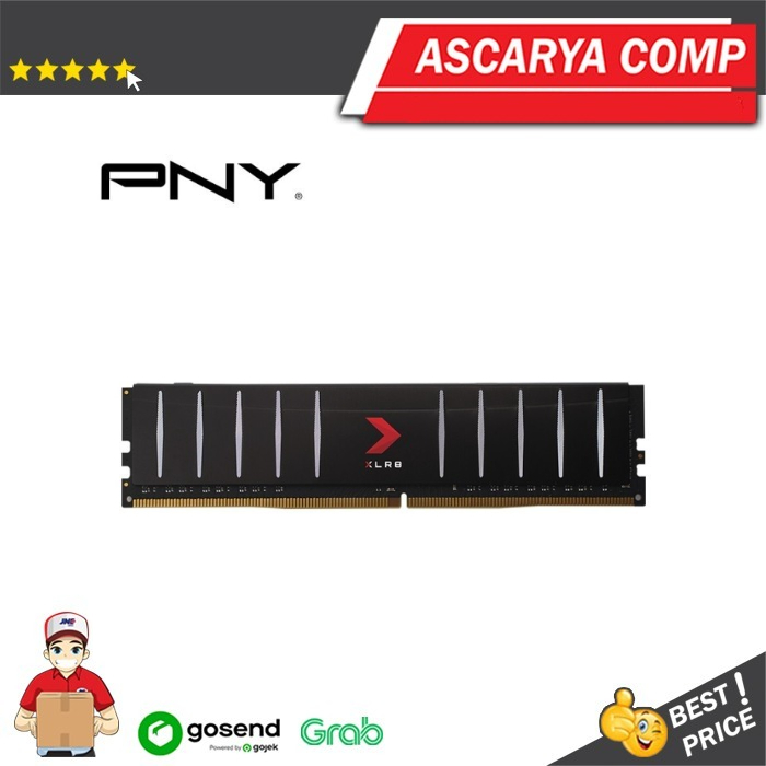 Jual PNY XLR8 DDR4 3200MHz 16GB (1X16GB) Low Profile Desktop Memory ...