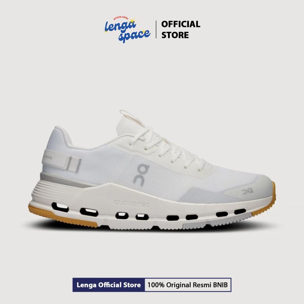 Jual Sepatu Sneakers Pria On Cloudnova Form 2 - White/Ivory ...