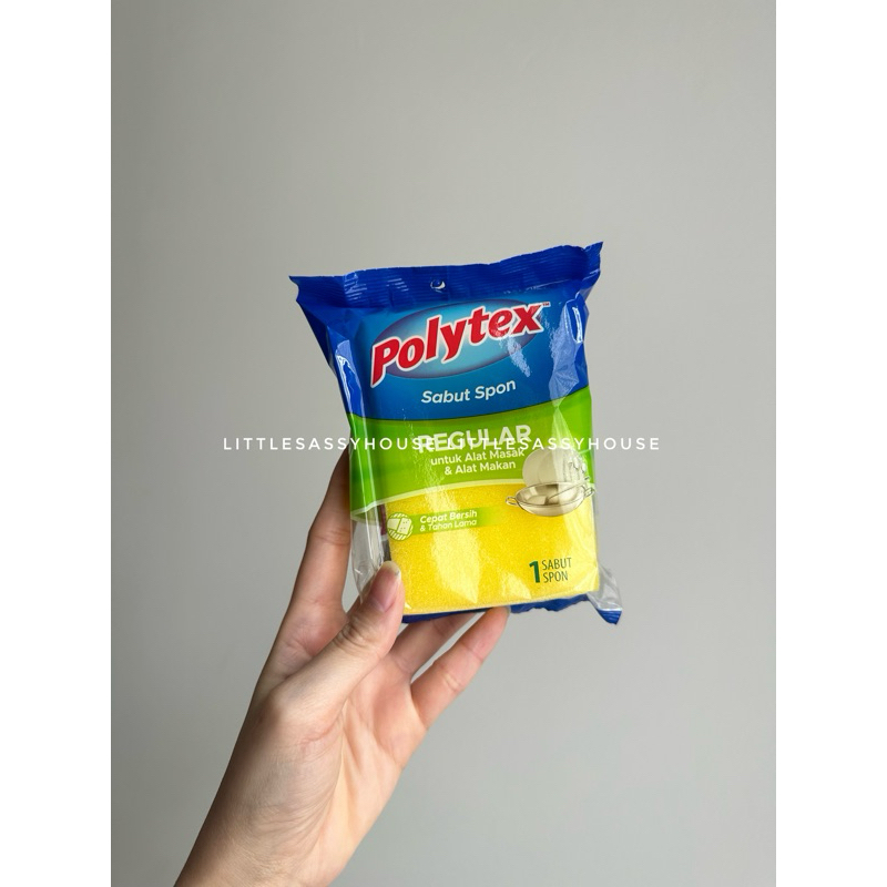 Jual POLYTEX SPON / SABUT CUCI PIRING REGULER | Shopee Indonesia