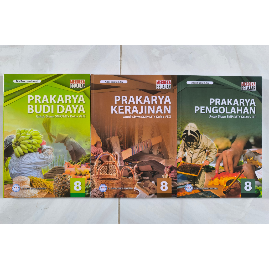 Jual BUKU (gos) PRAKARYA BUDIDAYA, KERAJINAN, PENGOLAHAN & REKAYASA UNTUK KELAS 8 SMP/MTs ...