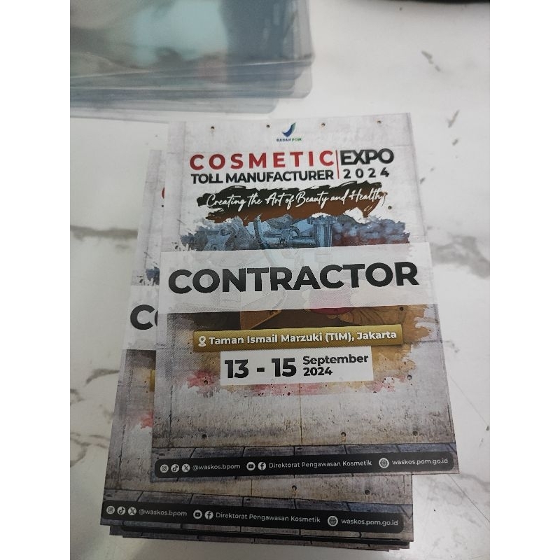 Jual Custom Set Name Tag Panitia Peserta Murah | Shopee Indonesia