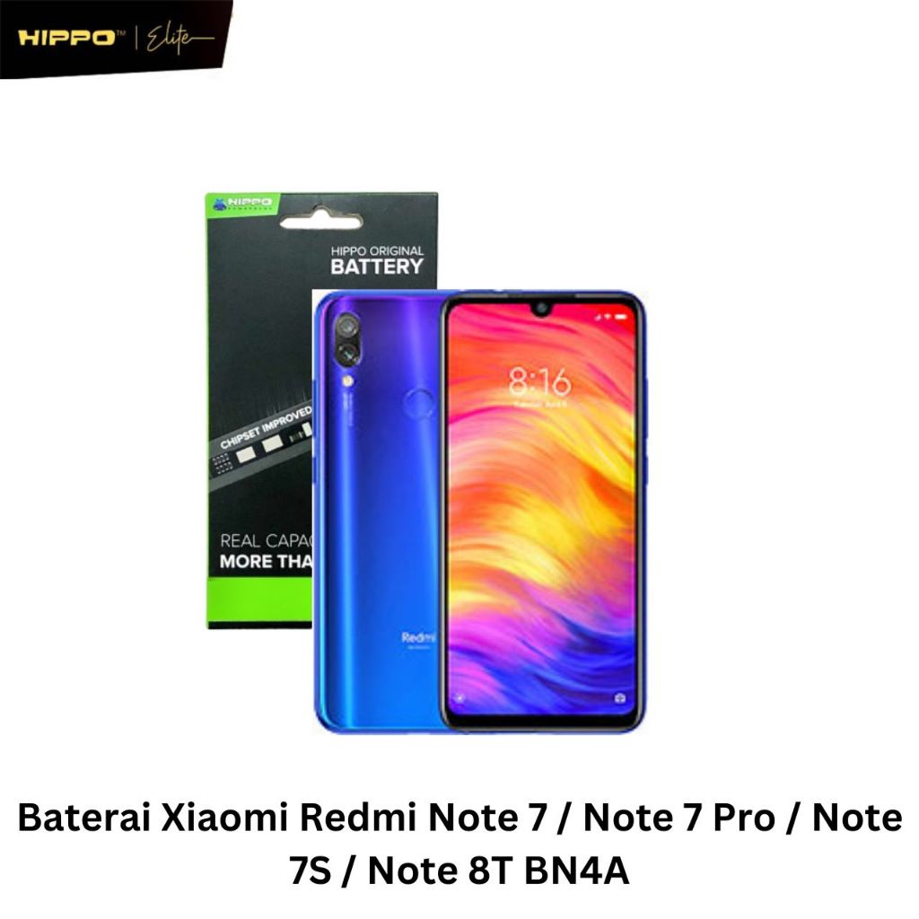 Jual Hippo Baterai Xiaomi Redmi Note 7 / Note 7 Pro / Note 7S / Note 8T ...